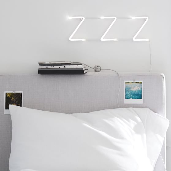 ZZZ Neon Light | Pottery Barn Teen
