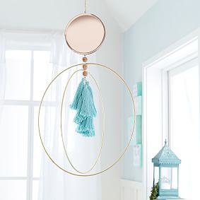 Mirror Tassel Mobile | Pottery Barn Teen
