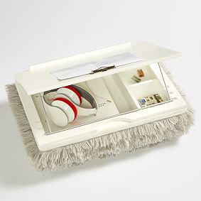 Faux-Fur Adjustable Superstorage Lap Desk | Pottery Barn Teen