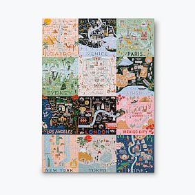 Rifle Paper Co. Maps Jigsaw Puzzle | Pottery Barn Teen