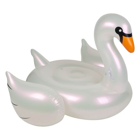 Sunnylife® Pearl Swan Pool Float |Beach Accessory | Pottery Barn Teen