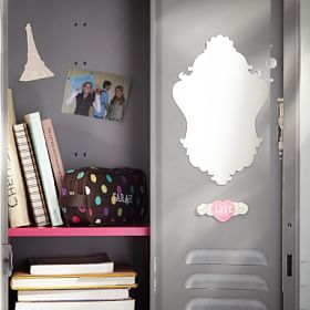 Ornate Magnetic Locker Mirror | Locker Decorations | Pottery Barn Teen
