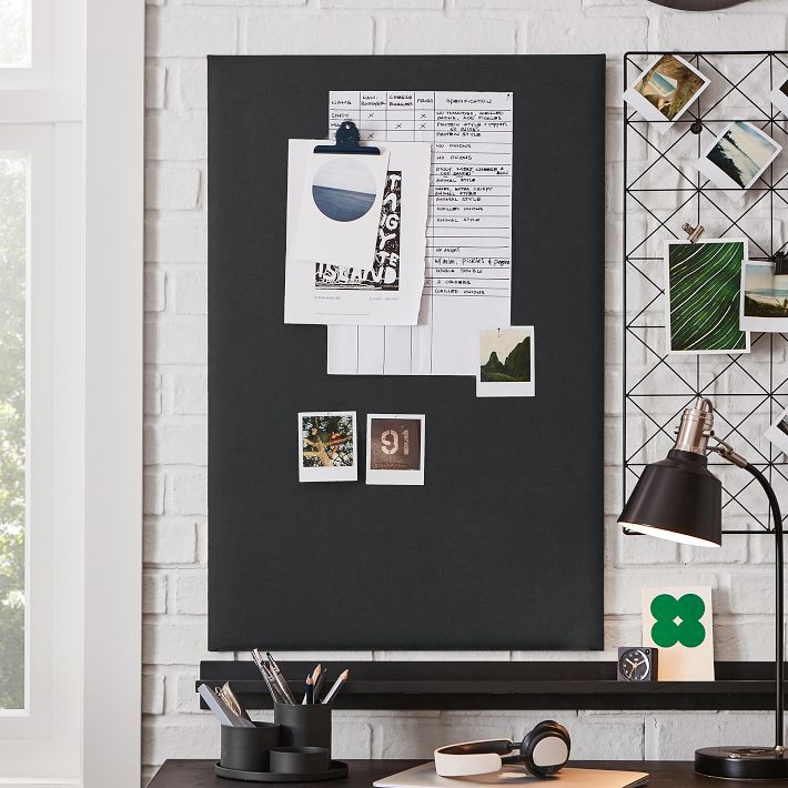 No Nails Rectangle Pinboard (36"x24") | Pottery Barn Teen