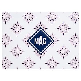 Preppy Tile Personalized Desk Mat | Dorm Desk Decor | Pottery Barn Teen