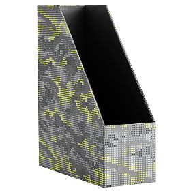Neon Dot Camo Gray Paper Desk Accessories - Set Of 3 | Desk Decor ...
