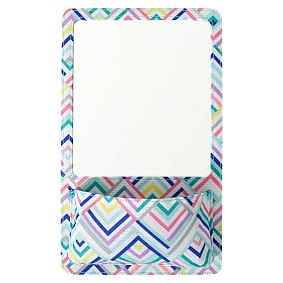 Vivid Geo Locker Locker Mirror & Pocket Organizer | Locker Decoration ...