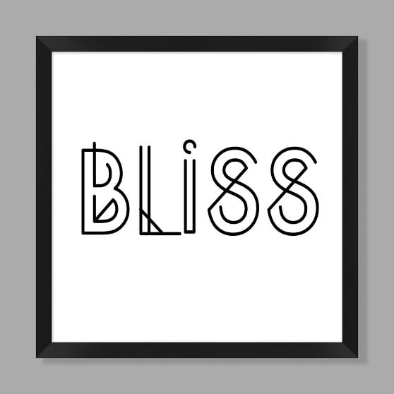 Bliss Framed Art, 27.75"x27.75" | Wall Prints | Pottery Barn Teen