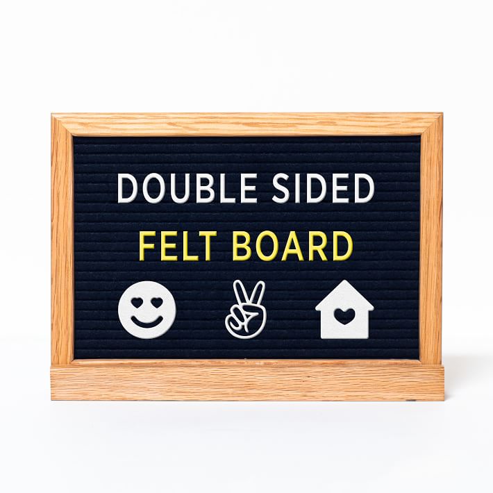 Mini Felt Letter Board with White Board | Pottery Barn Teen