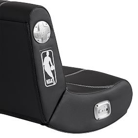 NBA Black Mini Rocker Gaming Chair | Pottery Barn Teen