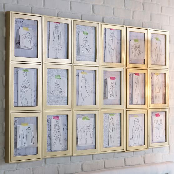 Gold PhotoBox Frames | Photo Display | Pottery Barn Teen