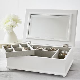 Chloe X-Large Jewelry Box | Jewelry Storage | Pottery Barn Teen