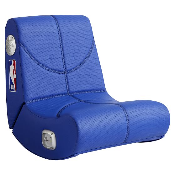 Blue NBA Mini Rocker Gaming Chair | Pottery Barn Teen