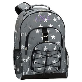Gray Shine Bright Stars Teen Backpack | Pottery Barn Teen