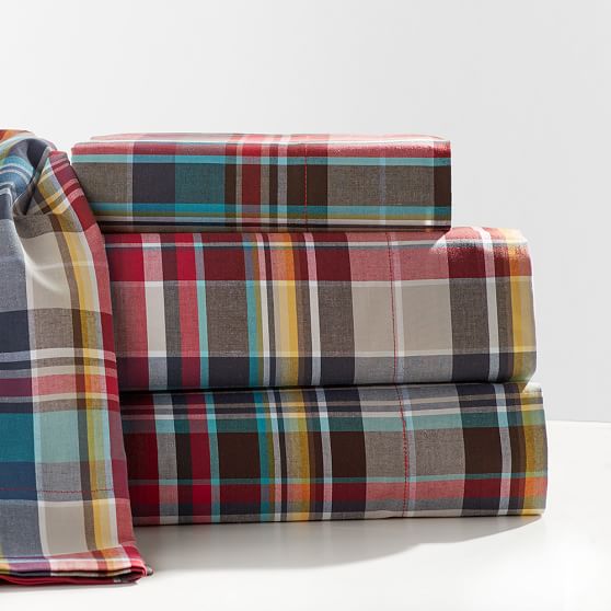 Wrangler Plaid Boys Sheet Set | Sale | Pottery Barn Teen