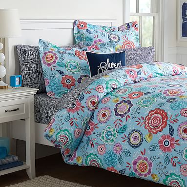 Pretty Posy Girls Duvet Cover | Sale | Pottery Barn Teen