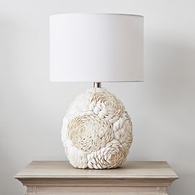 Shell Floral Double Bulb Table Lamp | Teen Lamp | Pottery Barn Teen
