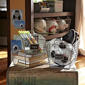 Wire Crate Storage | Pottery Barn Teen