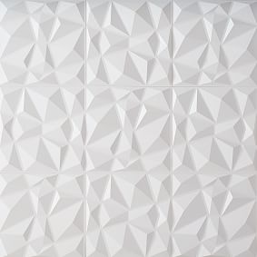 Dimensional Geometric Wall Tiles, Set of 8 | Wall Decor | Pottery Barn Teen