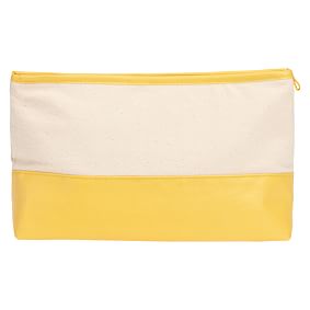 Yellow Color Pop Teen Makeup Bag - Set of 2 | Pottery Barn Teen