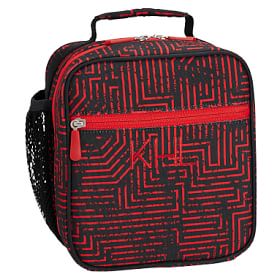 Red Circuit Classic Lunch Box For Teens | Pottery Barn Teen
