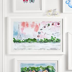 Framed Gallery Art By Evelyn Henson, Paris | Wall Prints | Pottery Barn ...
