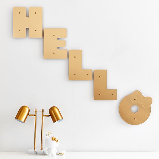 Hello Kitty® "Hello" Wall Decor | Wall Decor | Pottery Barn Teen