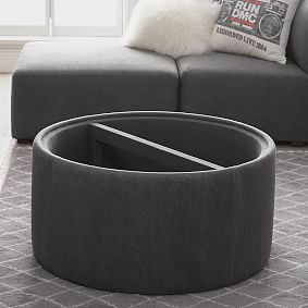 Alex Round Storage Table | Lounge Table | Pottery Barn Teen