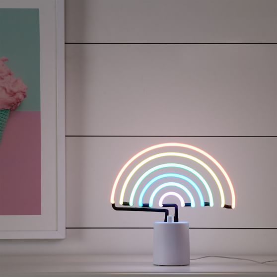 Sunnylife Neon Rainbow Table Light | Teen Lamp | Pottery Barn Teen
