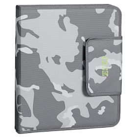 Gray Camo Binder For School | Pottery Barn Teen