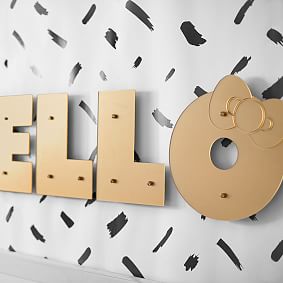 Hello Kitty® "Hello" Wall Decor | Wall Decor | Pottery Barn Teen