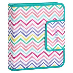 Multi Chevron Print Binder For School | Pottery Barn Teen