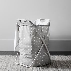 Butterfly Hamper - Gray Dottie - Sale | Pottery Barn Teen