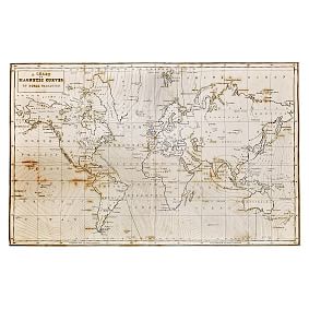 Vintage Atlas Tapestry | Wall Decor | Pottery Barn Teen