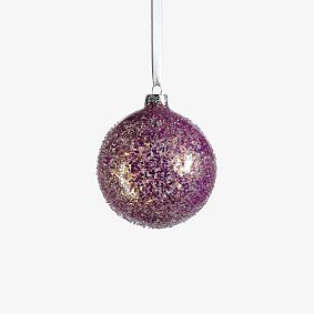 Pink Confetti Glass Ornament Set | Pottery Barn Teen