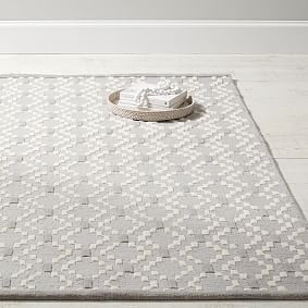 Abby Trellis Wool Rug | Pottery Barn Teen