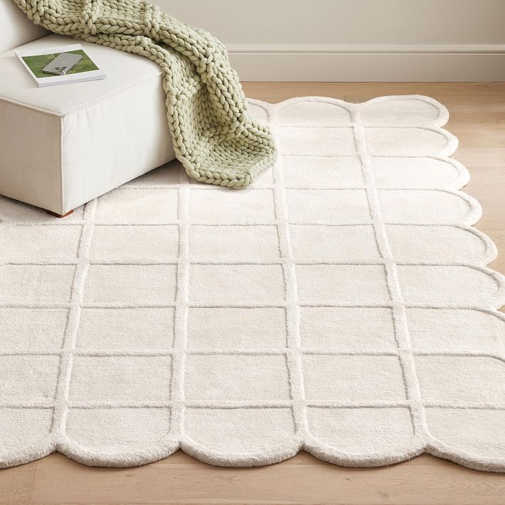 Selena Scallop Rug | Pottery Barn Teen