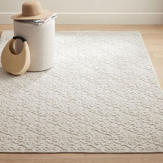 Mia Floral Performance Rug | Pottery Barn Teen