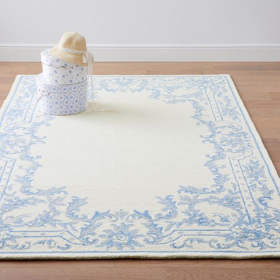 LoveShackFancy Ornate Border Rug | Pottery Barn Teen