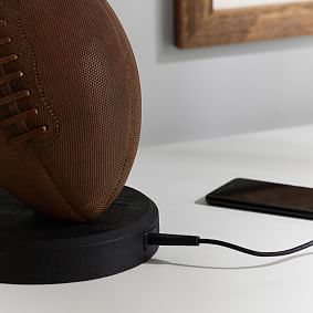 Football Table Lamp with USB | Pottery Barn Teen
