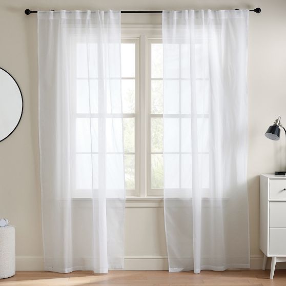 Classic Voile Sheer - Set of 2 | Pottery Barn Teen