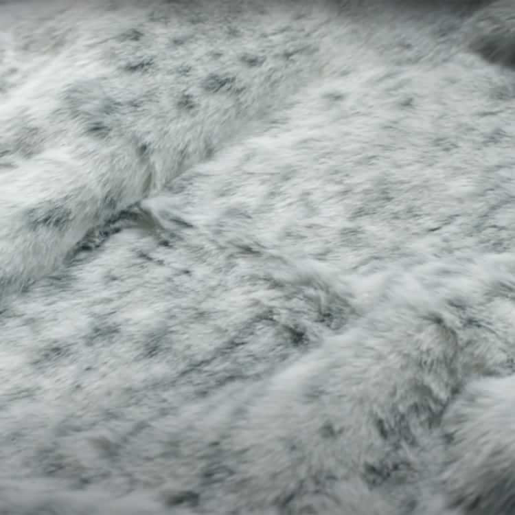 Gray Leopard Faux-Fur Groovy Swivel Chair | Lounge Chair | Pottery Barn ...