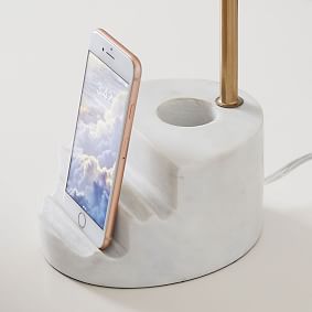 Marble Organizer Base Task Lamp | Pottery Barn Teen