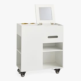 Simply White Beauty Cart | Pottery Barn Teen