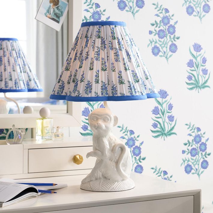Roller Rabbit Charlie Monkey Table Lamp | Pottery Barn Teen