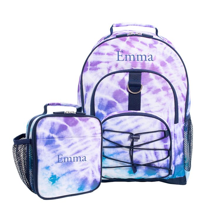 Purple Navy Laguna Tie-Dye Backpack & Lunch Box Bundle | Pottery Barn Teen