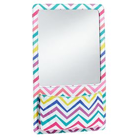 Multi Chevron Locker Locker Mirror & Pocket Organizer | Pottery Barn Teen