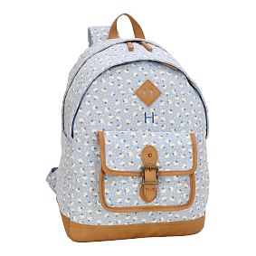 Northfield Blue Floating Daisy Backpacks | Pottery Barn Teen