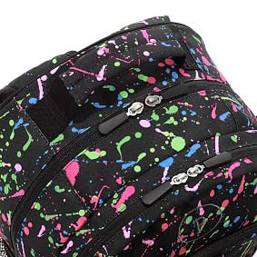Gear-Up Splatter Black Backpacks | Pottery Barn Teen