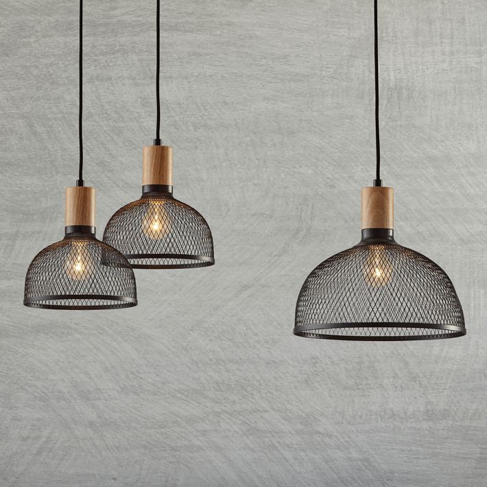 Mesh Metal Hanging Pendant | Pottery Barn Teen