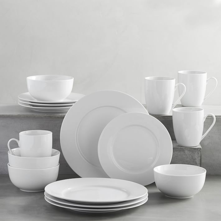 Design Crew Basics Dinnerware | College Kitchen Essentials | Pottery ...